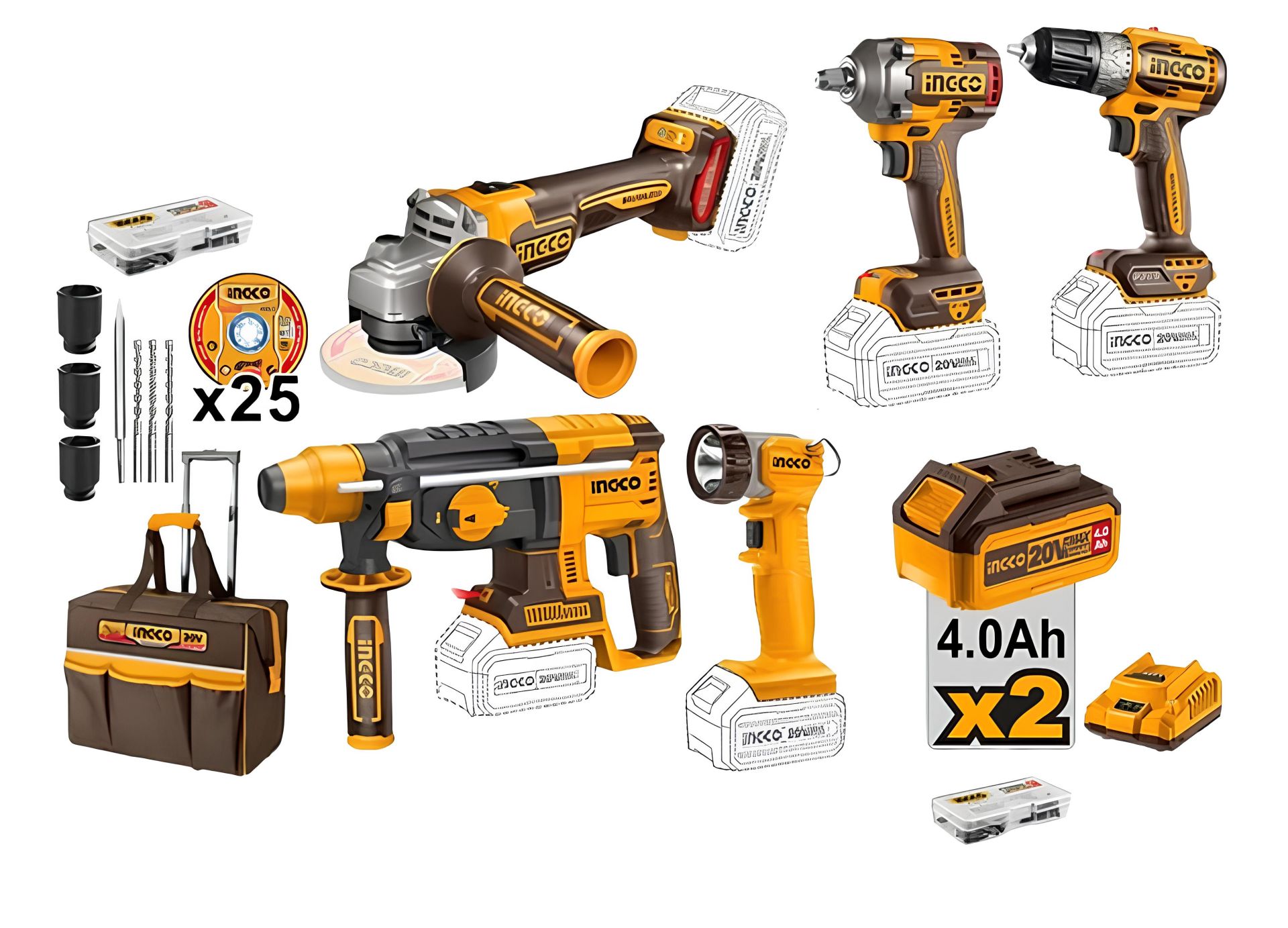 Set AKU alata combo kit 5/1 CKLI2059E - Naručite na Zeka.ba