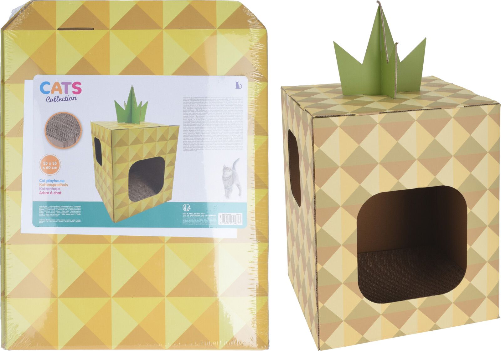 KUĆICA ZA MACE OBLIK ANANAS 491004340 - Naručite na Zeka.ba