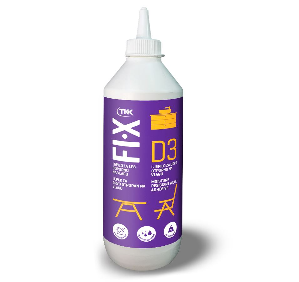 FIX D3 vlagootporno ljepilo za drvo 500g - Naručite na Zeka.ba
